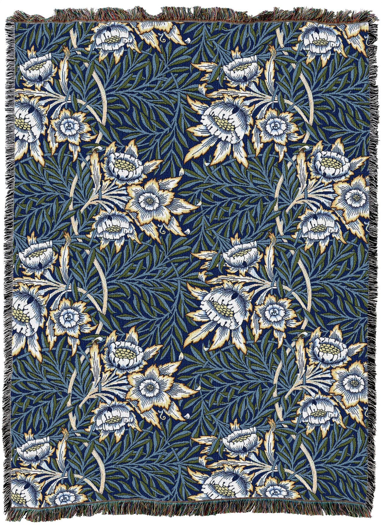 William Morris Tulip and Willow XL Throw – Quality Tapestries Inc.