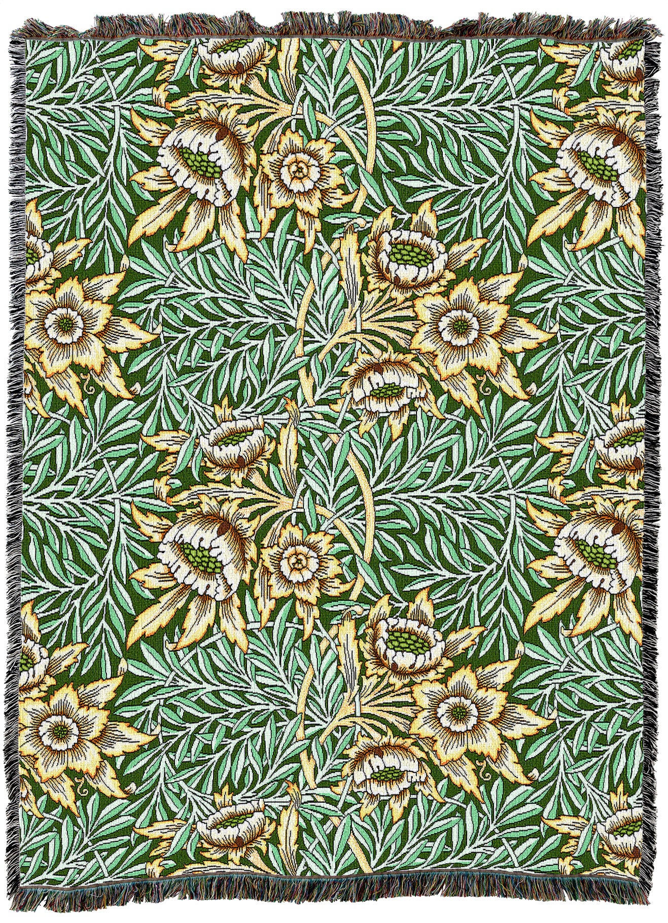 William Morris Tulip And Willow Bay Throw – Quality Tapestries Inc.