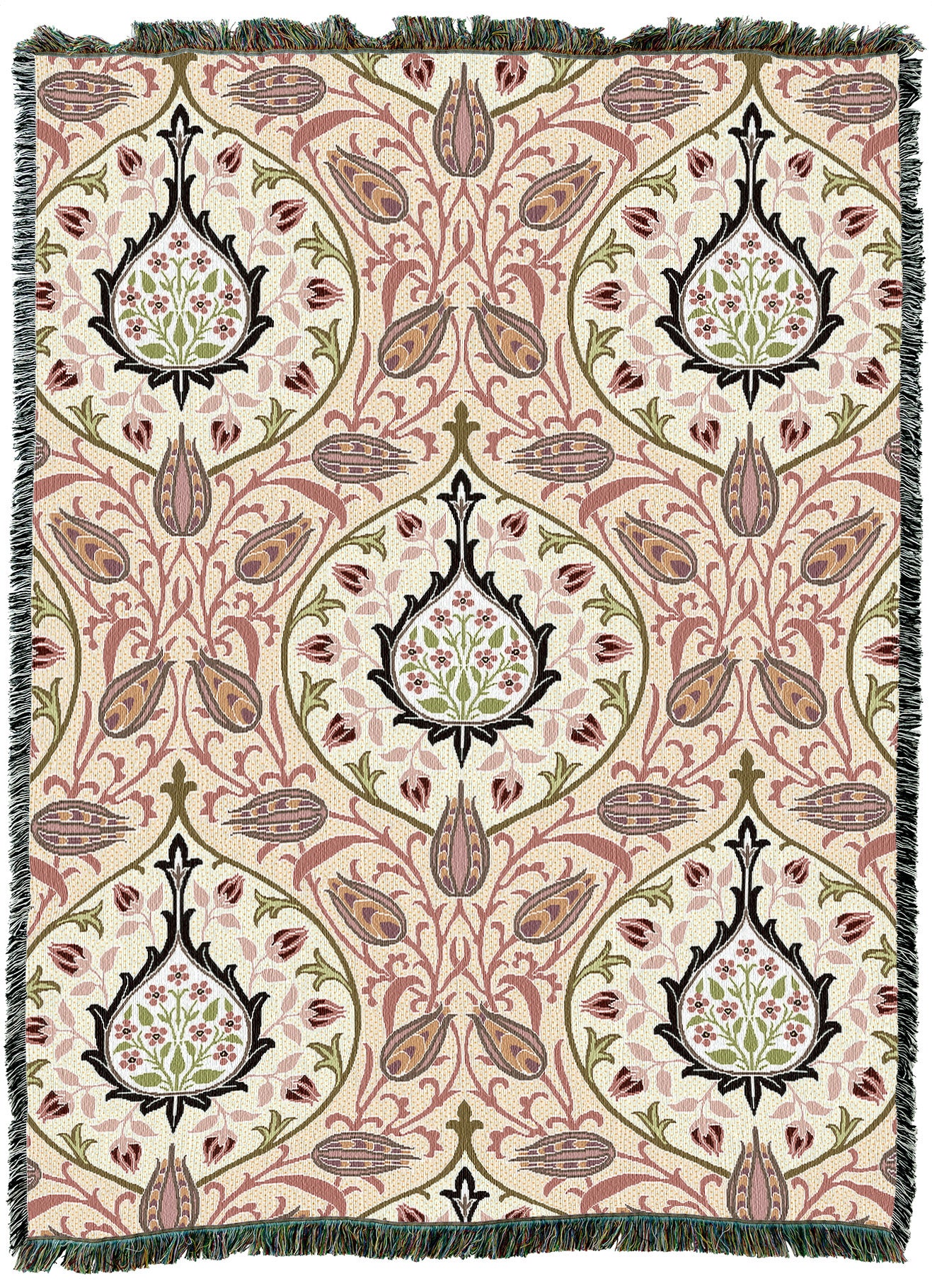 William Morris Rosebud Peace Throw