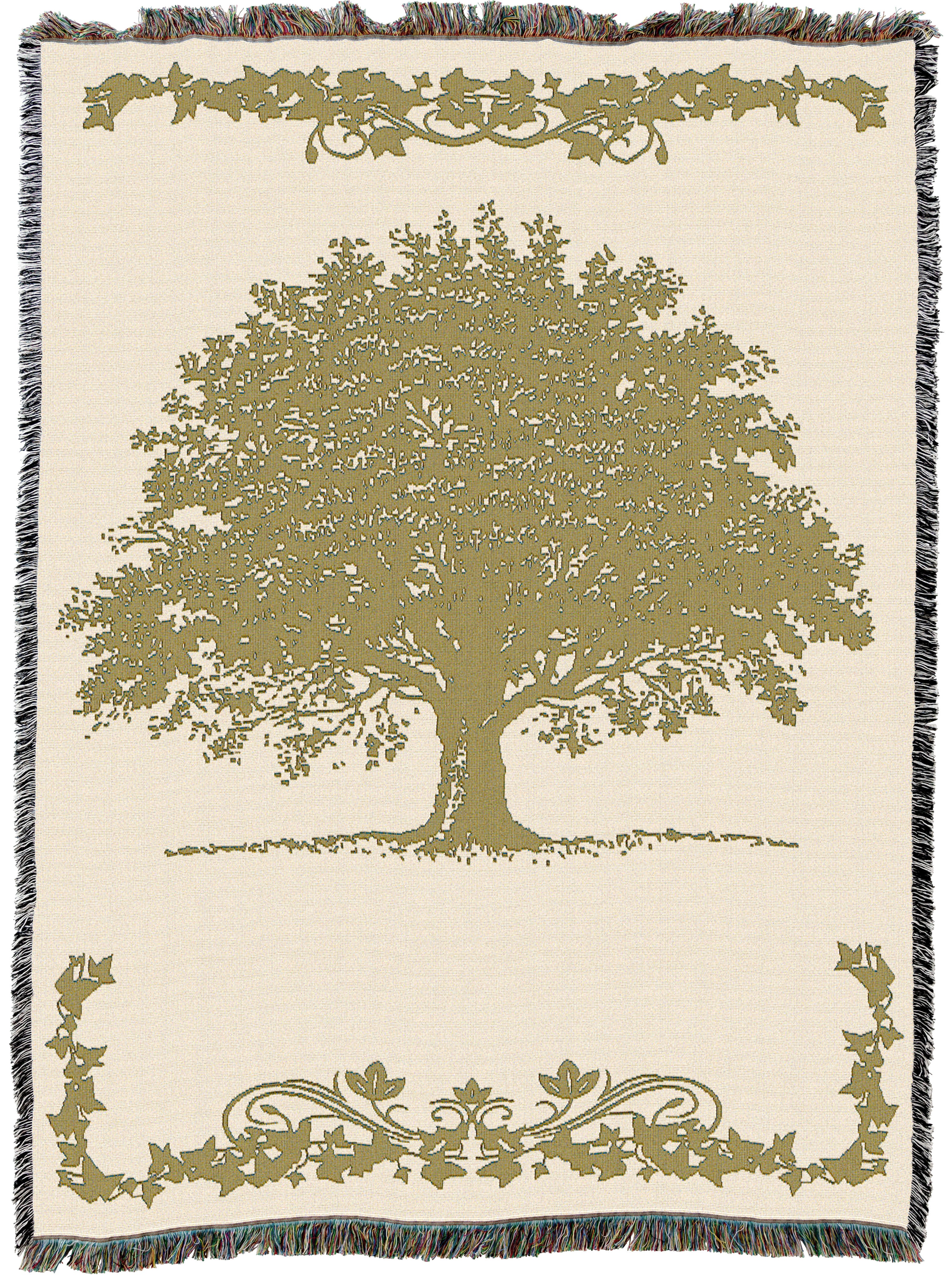Oak Tree Sand Throw – Quality Tapestries Inc.