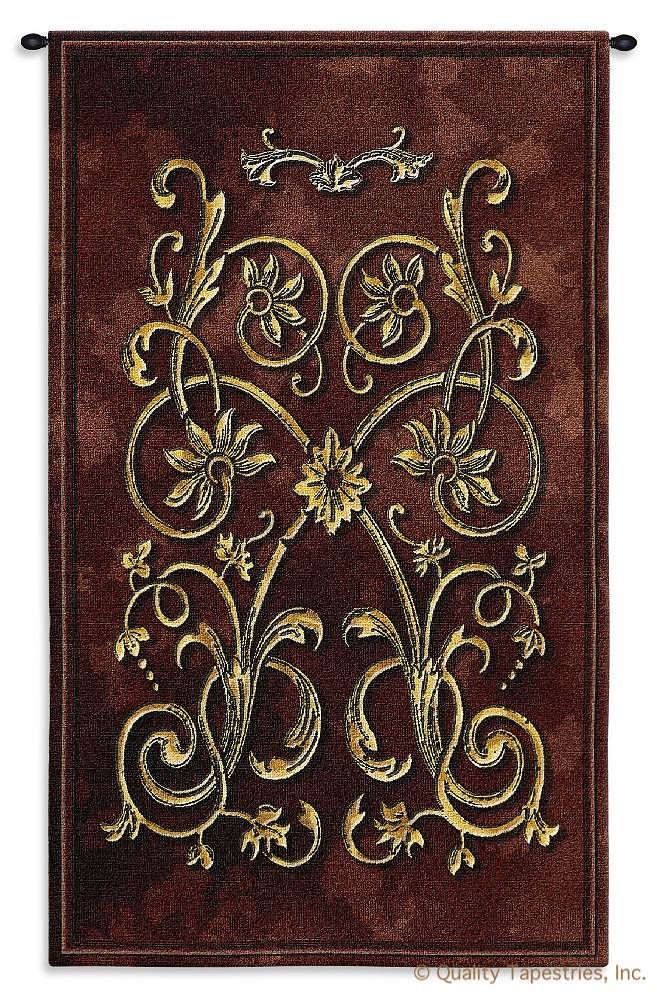 Architectural Burgundy Wall Tapestry – Quality Tapestries Inc.